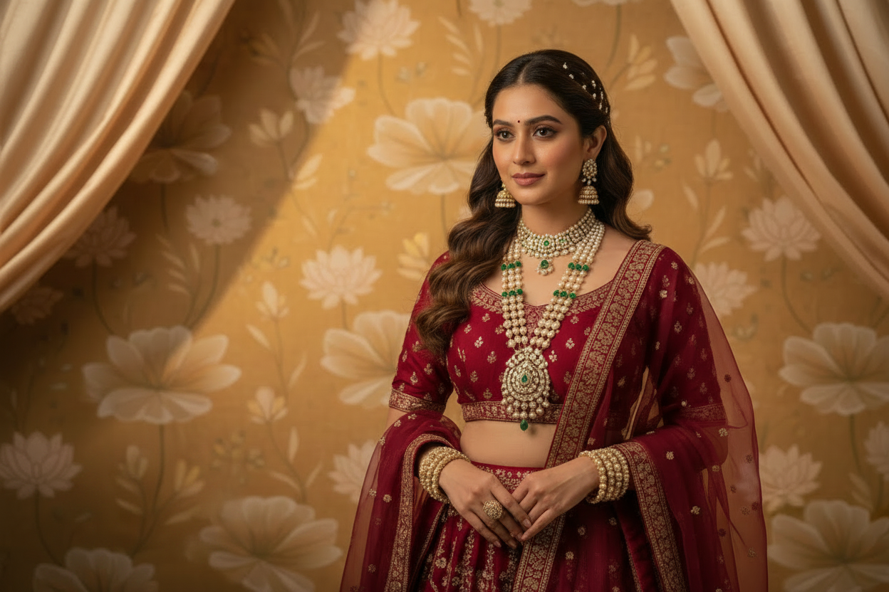 Wedding Pearl Jewellery Collection | Bridal Pearl Rani Haar & Chokers ...